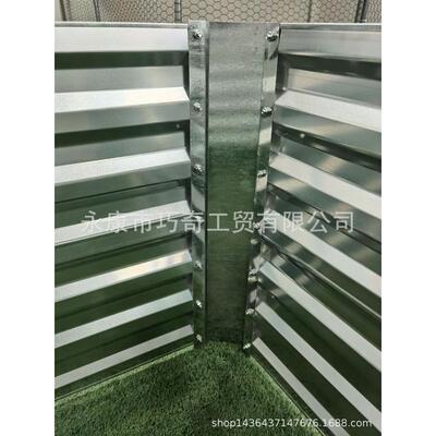 180x90x57cm镀锌板户外铁艺花园床腐烂箱种植箱花钵花园育苗箱