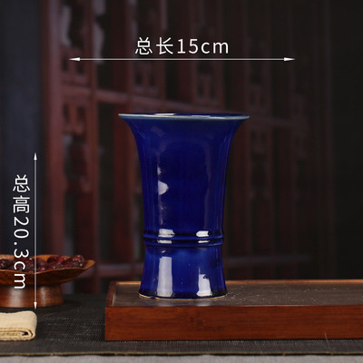 单线小号兰花盆宜兴釉水可批发精致造型矮牵牛阳台装饰摆件ylh14