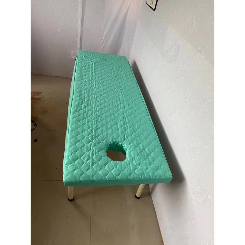 美容床罩床笠按摩床美容院四件套床笠美容床床单医院床圆头方头梯