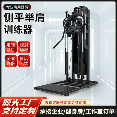 侧平举训练器双臂外展机商用健身房专用器材肩部臂部综合力量器械