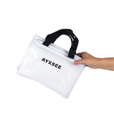 ayxsee双格折叠水盆超大容量三折网布便携pvc夹折叠户外水盆