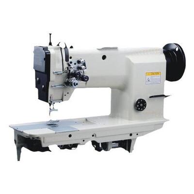 批发缝纫机中厚料大底梭心20518款喷油平板双针/帐篷皮包设备特惠