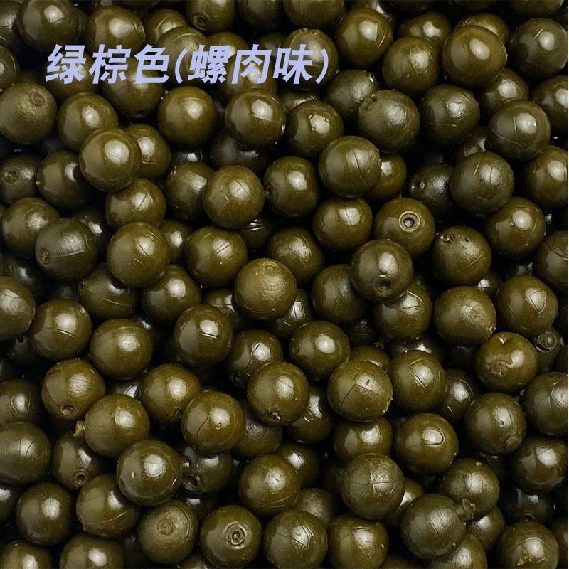 珠珠钓球形路亚假饵tpe浮水青鱼巨物草鱼软饵蓝莓玉米螺肉台钓饵
