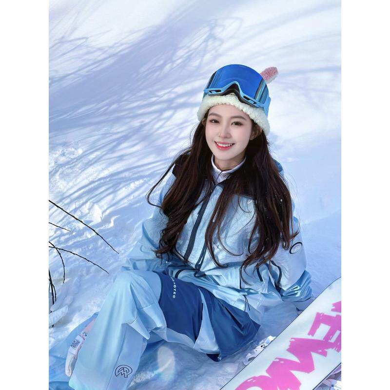 滑雪服版加厚滑雪裤滑雪衣防风防水保暖支持定制打样打套装女款