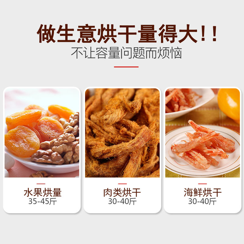 心驰商用干果机水果茶烘干机食品商用药材牛肉食物脱水风干机箱