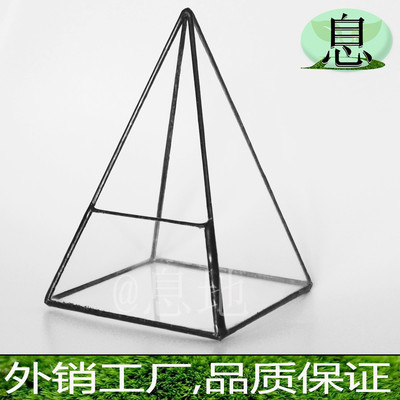 16039a包邮工厂直销花盆多肉玻璃花房工艺品暖房几何微景观玻璃瓶