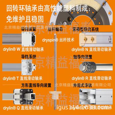 易格斯igus导滑线轨ws滑块wjum-01-10/wj200um-01-10-ll-al导向