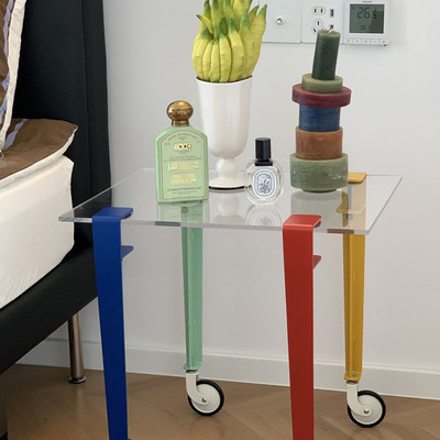 DIY彩色桌腿支架免打孔茶几腿可拆卸tiptoe桌脚中古边几支撑架子