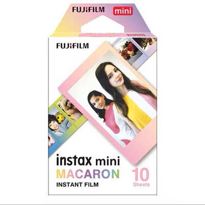 富士拍立得instaxmini相纸3相纸10张装胶片彩虹