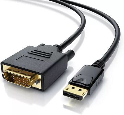 DisplayPort to DVI Cable Display Port DVI-D Contacts 20 pin