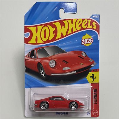 风火轮 C4982 火辣小跑车 FERRARI 法拉利 DINO 206 hotwheels