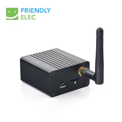 友善NanoPi NEO Plus2专用全金属铝外壳, 配天线及定制散热片