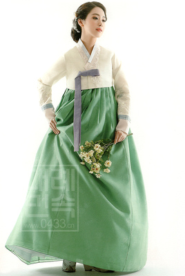 韩国进口面料韩服女士韩服朝鲜族民族服装581H-W02122