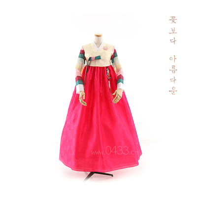 朝鲜族新娘结婚韩国女士礼服