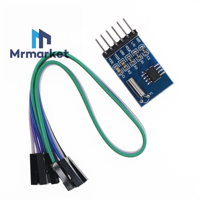 时钟模块 DS1302实时时钟模块 CR1220电池座 带杜邦线