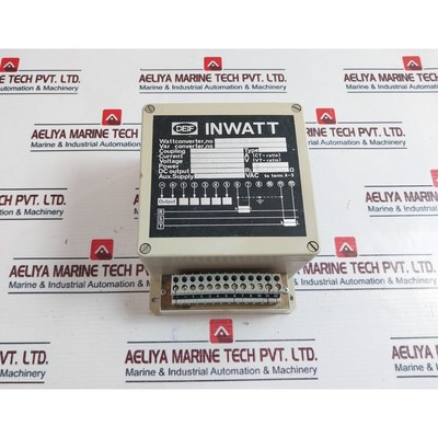 DEIF INWATT N Type 2W Coupling Watt Converter Number 16248-1