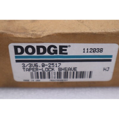 道奇 112038 3/3V6.0-2517 3 GROOVE TAPER-LOCK SHEAVE 全新开箱
