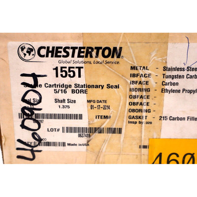 CHESTERTON 155T 单卡牌站密封尺寸 -11 库存 #3489