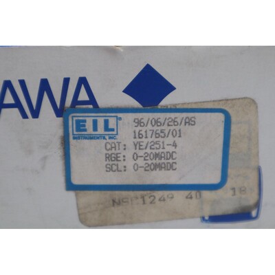 YOKOGAWA 251444RXRX 全新 YE/251-4 交流电伏面板计量器 251444R