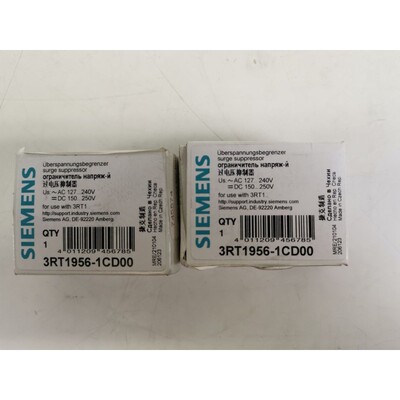 SIEMENS 3RT1956-1CD00 überspannungsbegrenzer 2er Packung NE