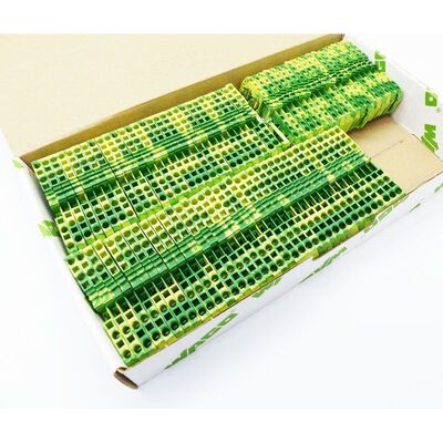 87x Wago 280-837 51162264 4-Leiter-Schutzleiterklemme grün-