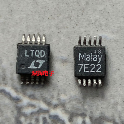 LT1991CMS IMS ACMS 丝印 LTQD 进口拆机增益放大器IC芯片MSOP-10