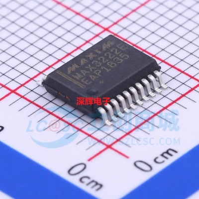 MAX3222ECAP EEAP E ECA进口RS-232收发器IC芯片 SSOP-20 可直拍