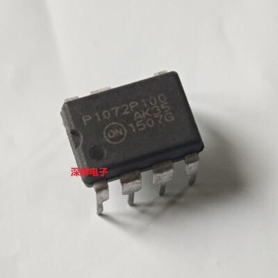 直插 P1072P100 NCP1072P100 电源管理IC芯片 DIP-7封装