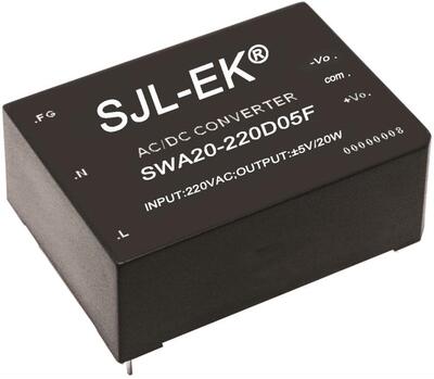 AC-DC 电源模块20W 220转正负5 12 15 24 SWA20-220D05F SJL-EK