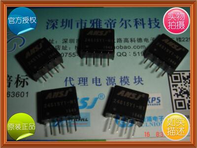 24S15Y1-N1 ANSJ 非稳压 DC-DC 24转15V 安时捷 降压电源模块