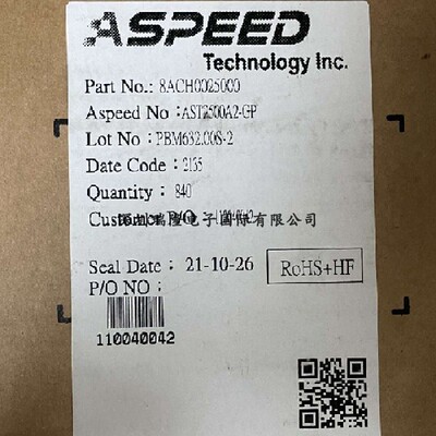 ASPEED 进口原装 AST2500A2-GP AST2400A2-GP AST2510/2520A2-GP