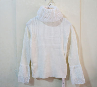 毛衣高领酒红色打底衫