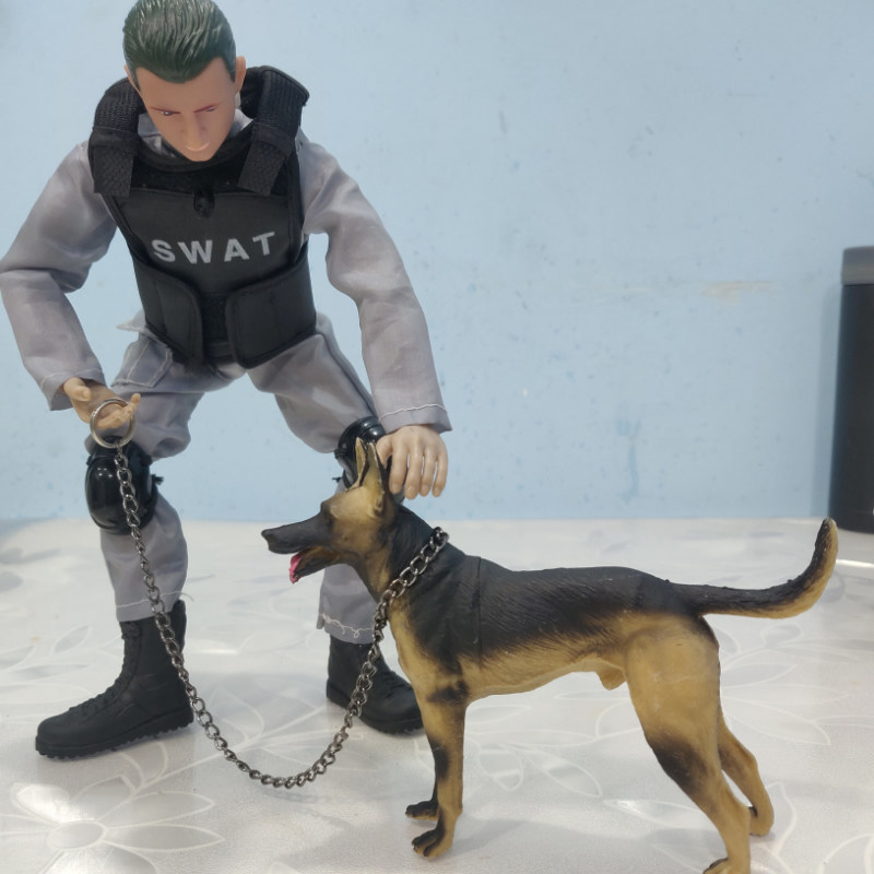 12寸1/6士兵人手办30cm可动模型吃鸡玩具美军SWAT反恐特警飞虎队