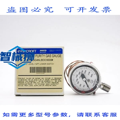 原装供应 ASHCROFT 20HSGG4NLBDO300050PSI NSMP