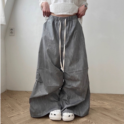 crackedcottonwidepants裤子