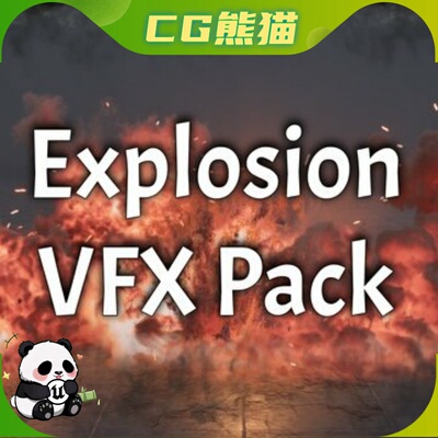 UE5.3-5.7 Real-Time Explosion VFX Pack 实时爆炸视觉特效包