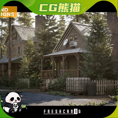 UE5.3-5.8 Village Houses Environment House Interior 乡村房屋