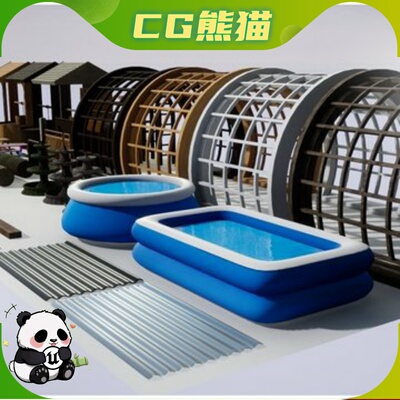 UE4虚幻5 Garden Props 花园菜园设施道具模型