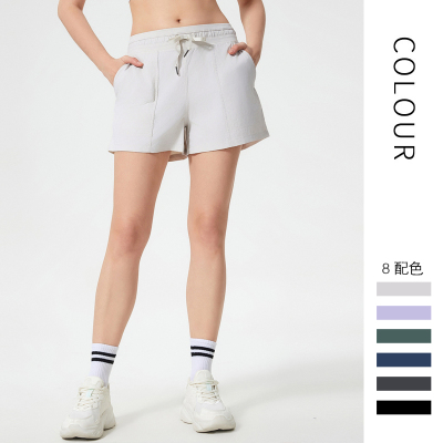 冰感休闲运动短裤女休闲健身裤
