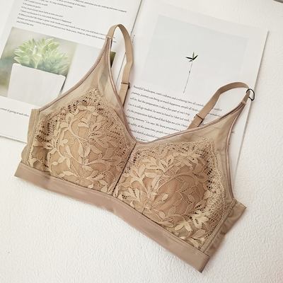 蕾丝性感无钢圈养护防下垂文胸