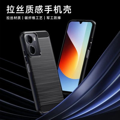for Redmi R70M Case Cover TPU 适用红米R70M手机壳Redmi R70保护套Poco C85X全包拉丝炭纤维防摔跨境