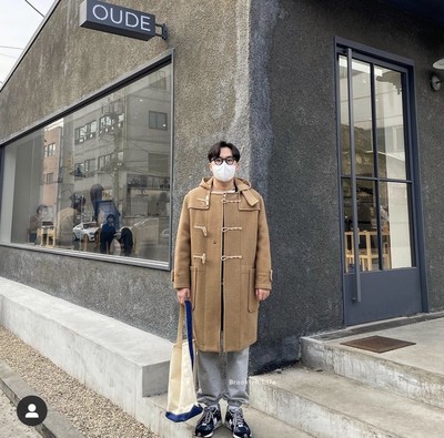 英产GLOVERALL 袖长特别定制版 男款MONTY 羊毛大渔夫长款MS5852