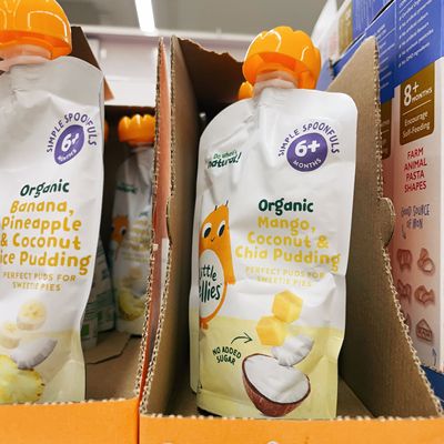 澳洲代购直邮 Little Bellies Organic 有机水果宝宝奶昔 6月+