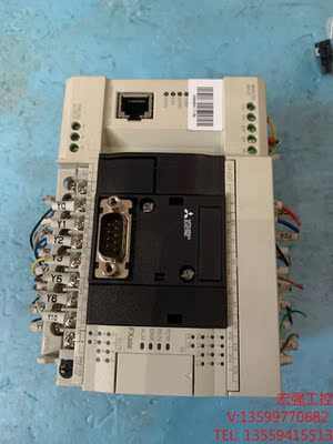 （宏强工控）正品三菱FX3GE-24MT/DS  实物拍摄，功能包好，正