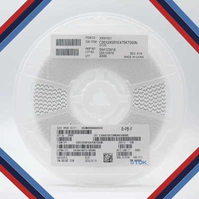 47UF 4V 1206 X6S 20% TDK贴片电容器 C3216X6S0G476M160AC|