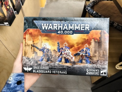 【莎莎的小窝】战锤 40k 剑卫老兵 星际战士 Bladeguard Veterans