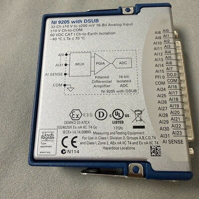 议价数据采集模块92059205-9205cDAQ-9205C系列9205-9206