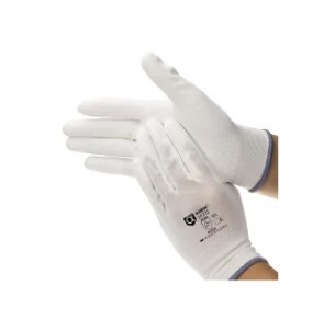 AIWIN经济涤纶pu掌浸手套10331