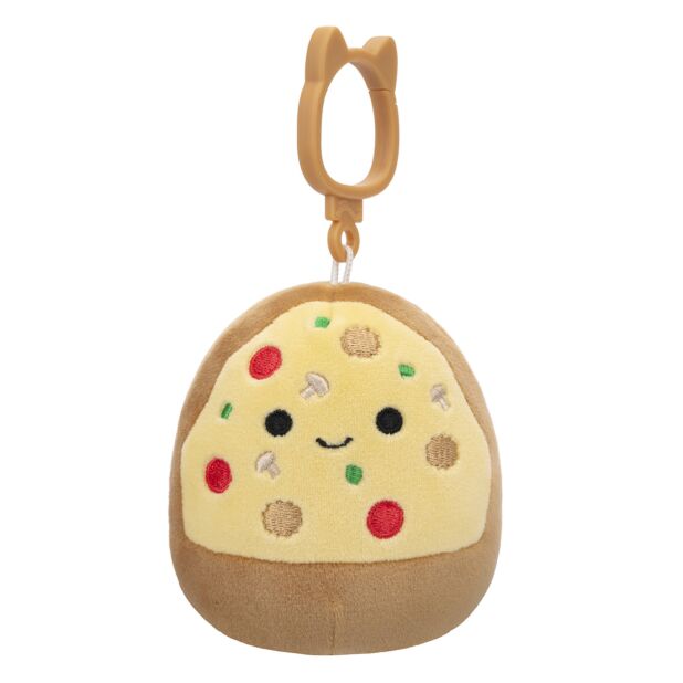英国代购正品12.17 Squishmallows 3.5”Chea The Pizza 披萨挂件