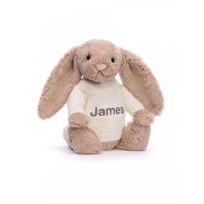英国代购正品07.30 jellycat Bashful Beige 害羞米色兔子 定制款